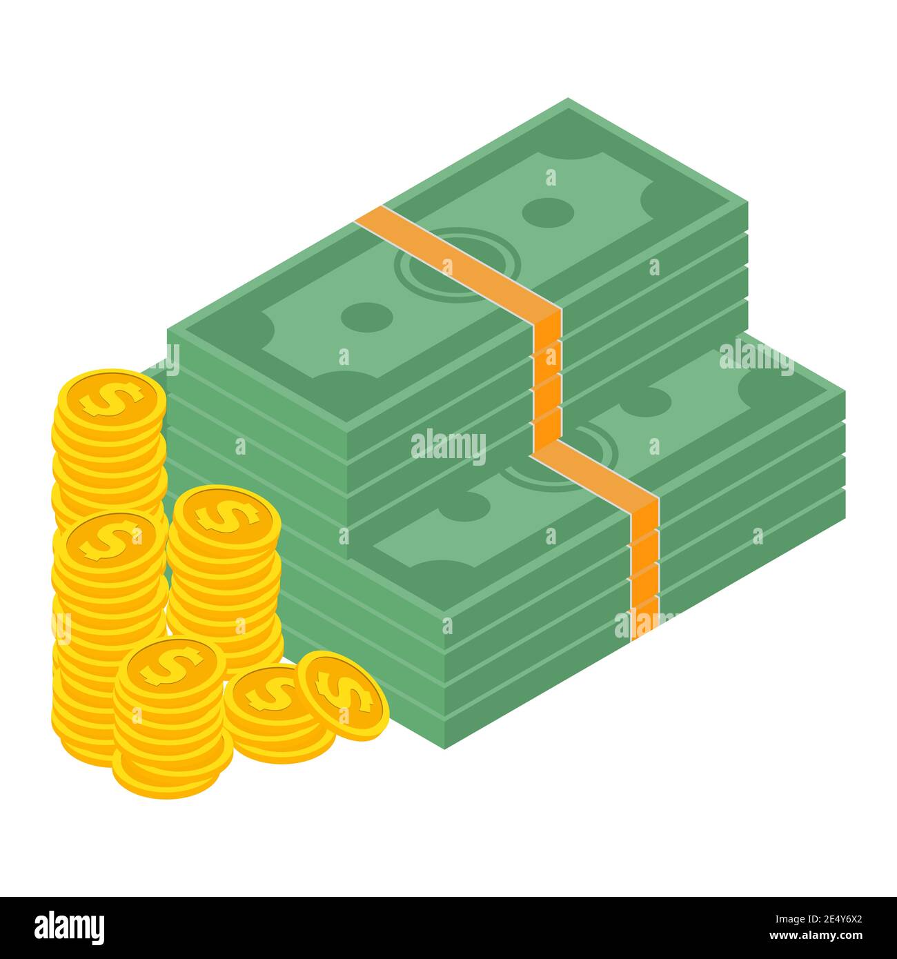 Stack of hundreds Stock Vector Images - Alamy