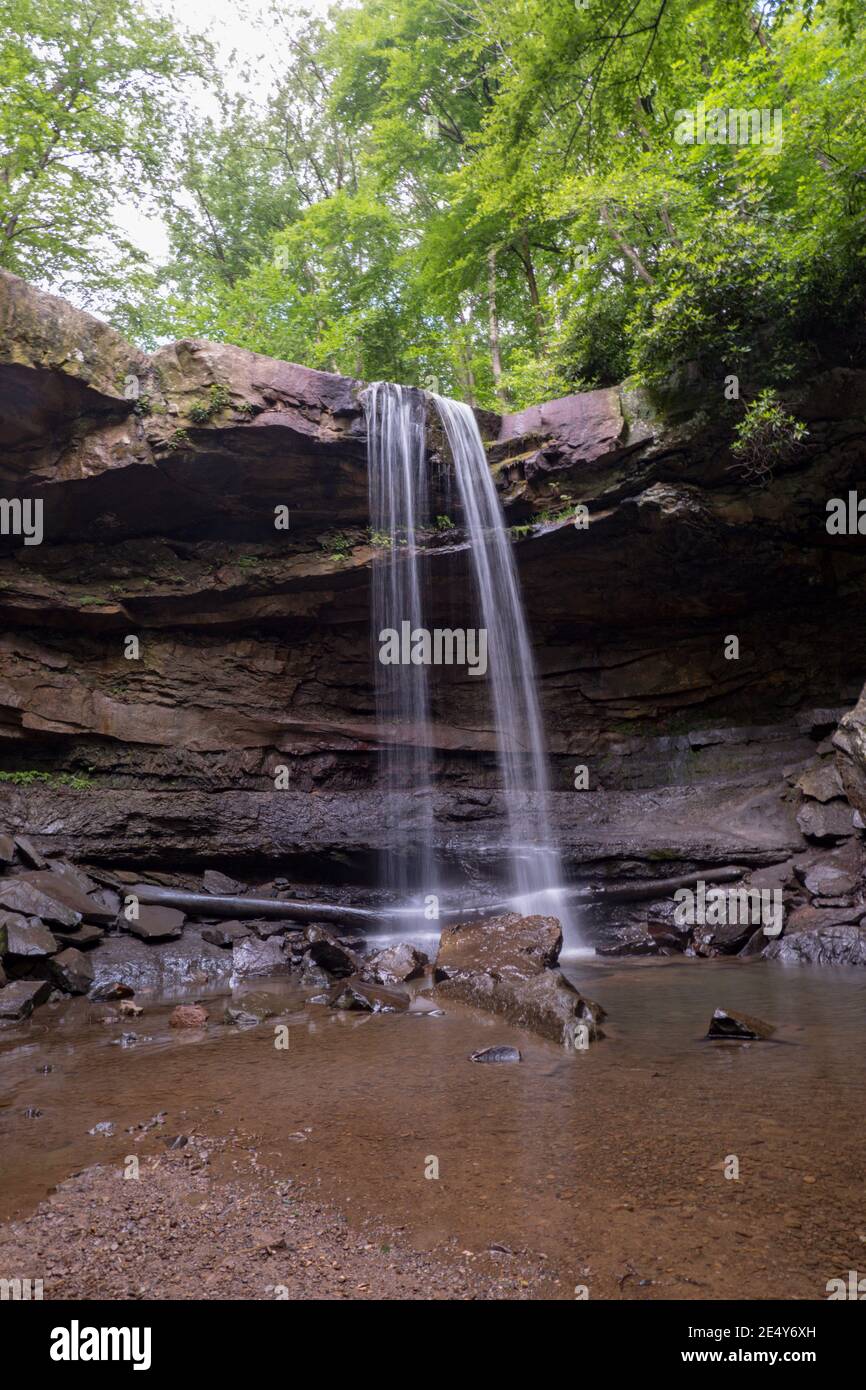 Low flow waterfall Stock Photo - Alamy