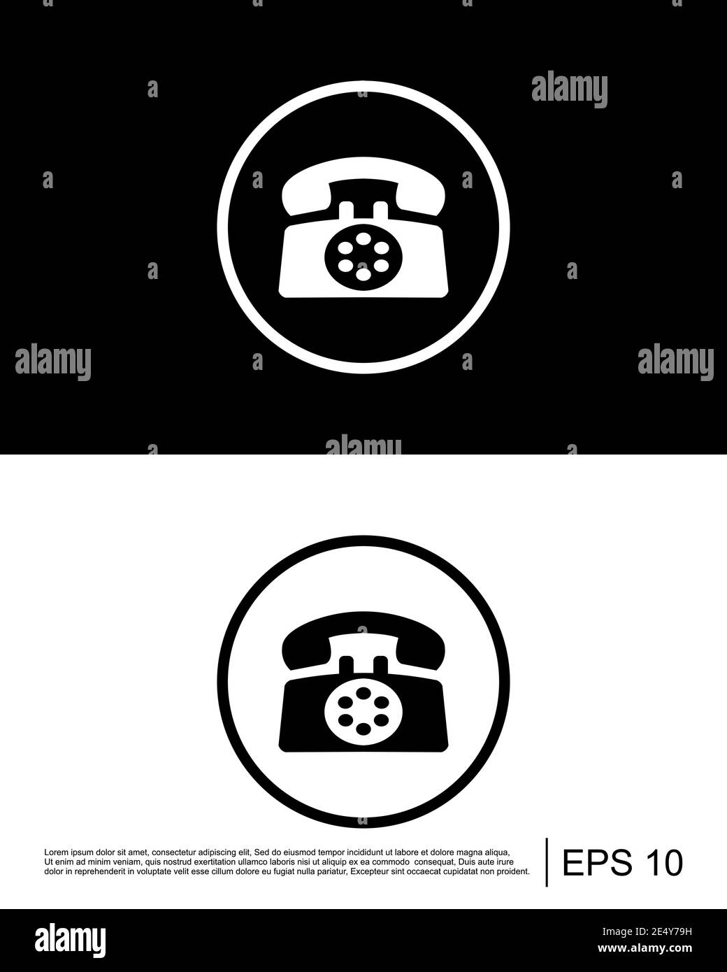 Call us icon Black and White Stock Photos & Images - Alamy