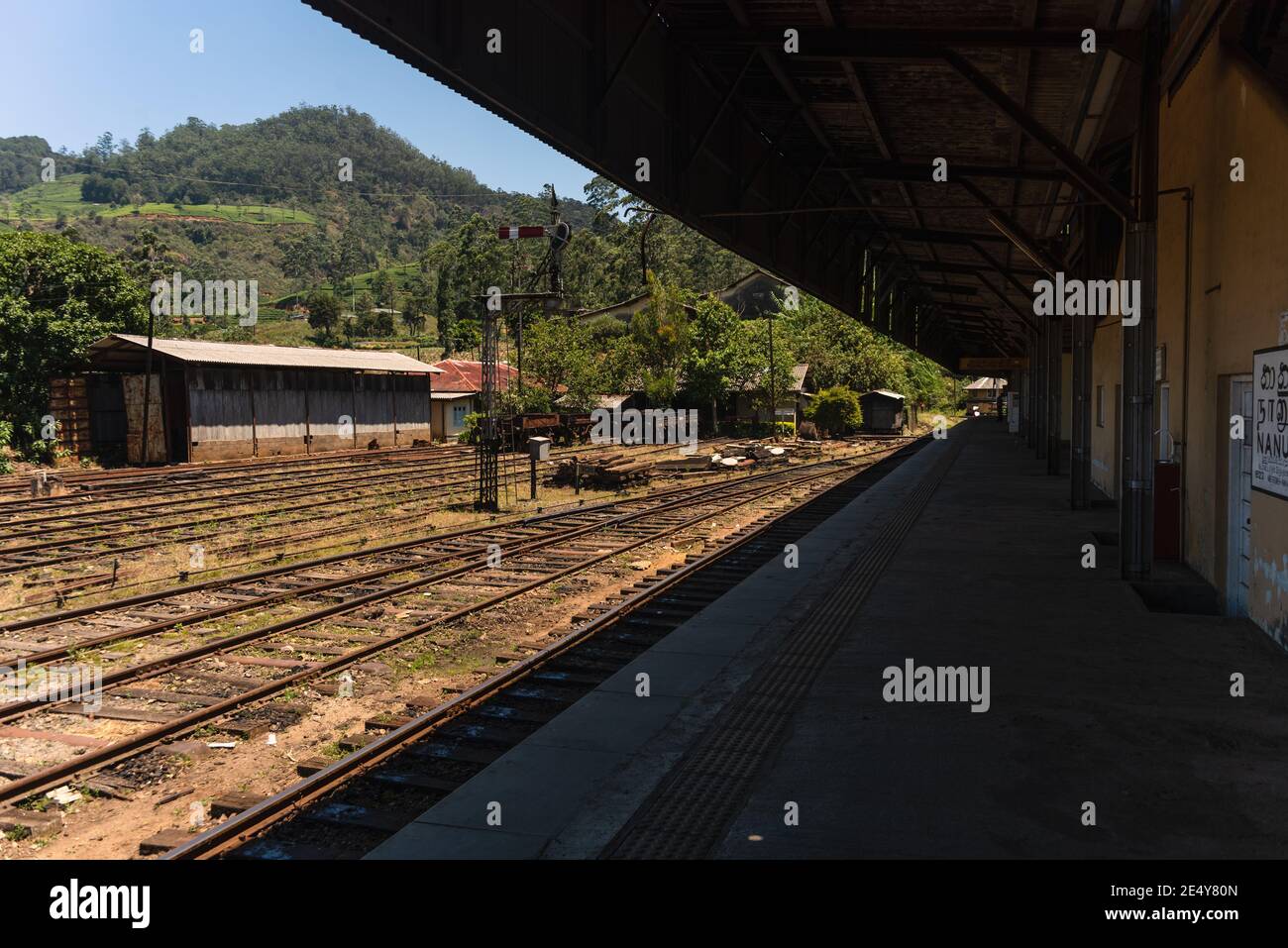 nanu oya, Nuwara Eliya Train Station Stock Photo - Alamy