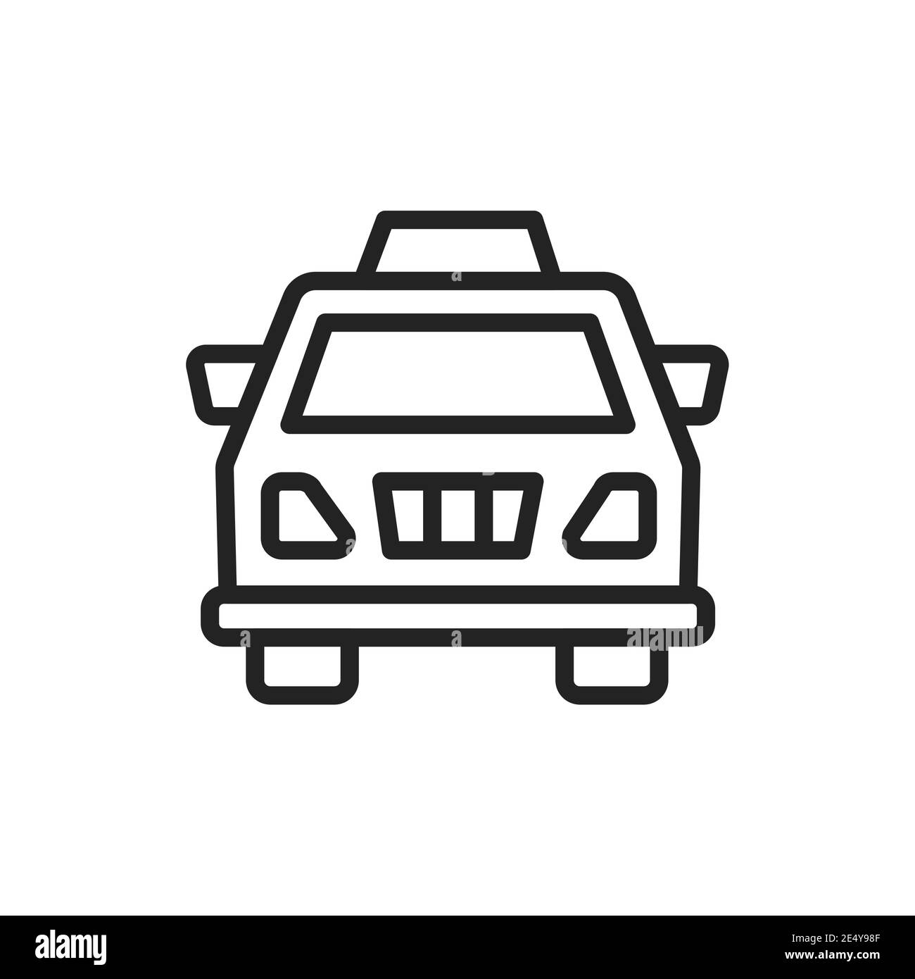 Taxi line drawing Stock Vector Images - Alamy