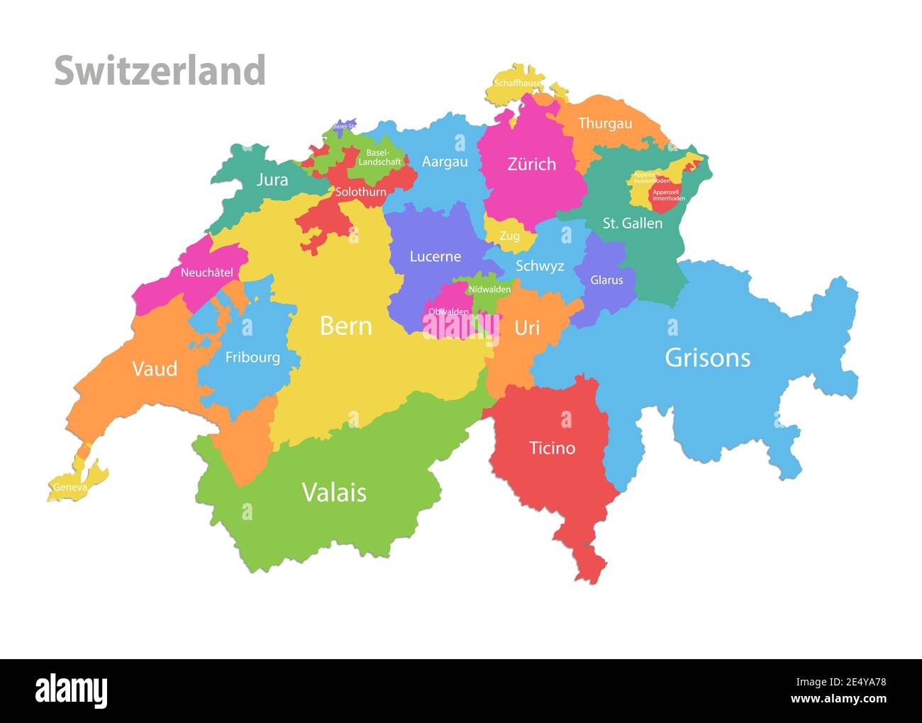 Switzerland Map