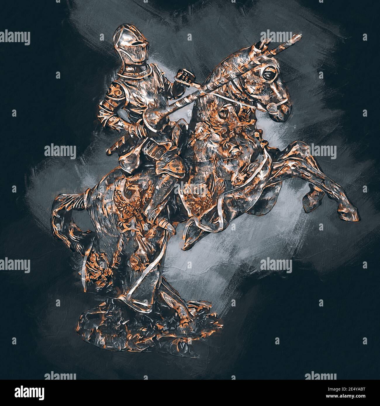 Medieval cavalry charge hi-res stock photography and images - Alamy