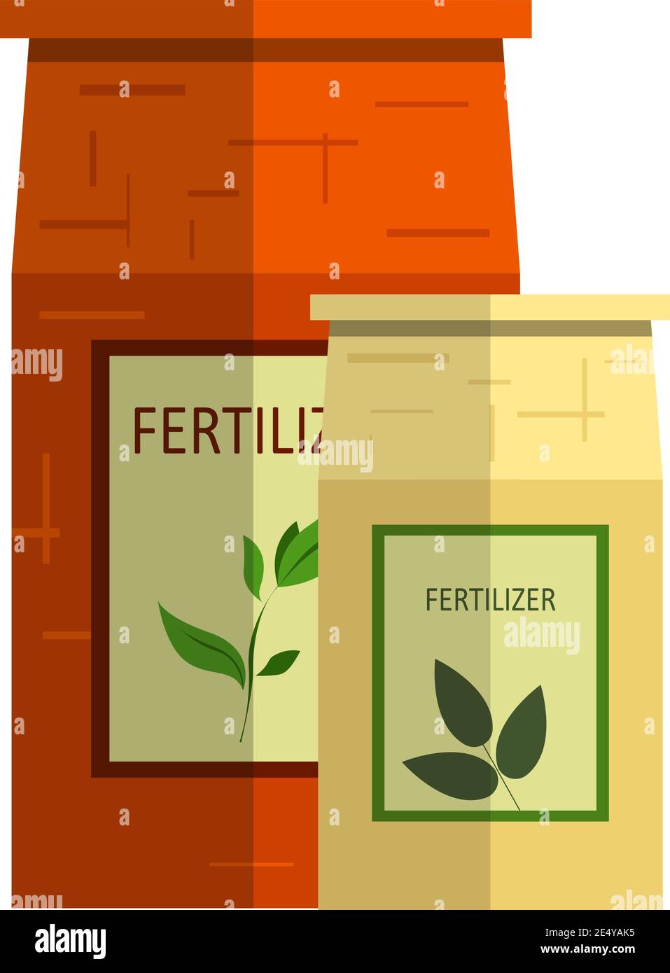 Plant fertilizer icon, flat vector isolated illustration. Gardening ...