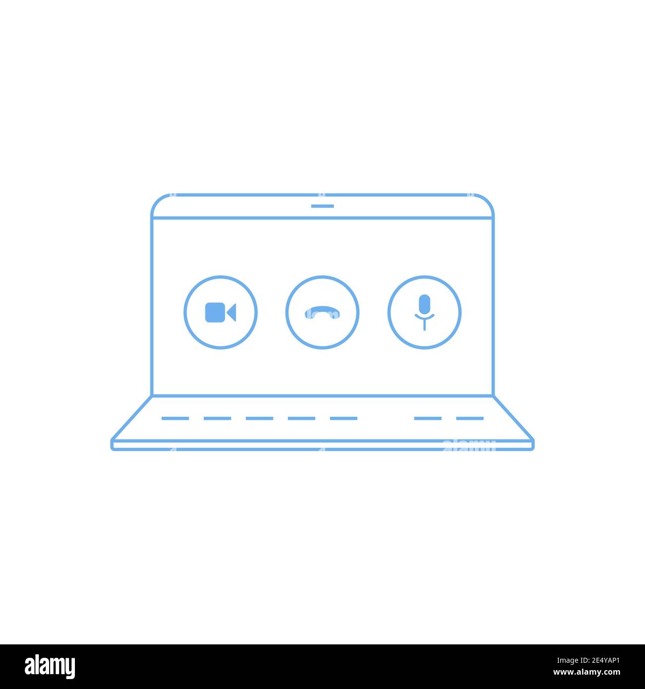 Video call icon. Online call symbol. Vector illustration Stock Vector ...