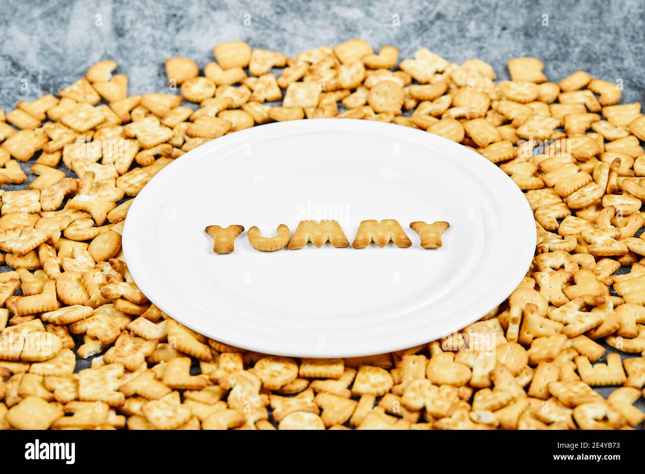 The word yummy hi-res stock photography and images - Alamy