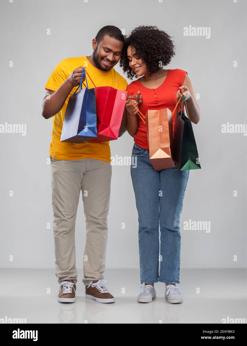 African american shopper looking hi-res stock photography and images ...
