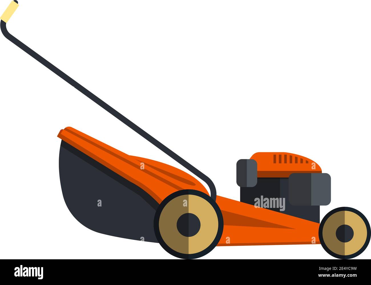 Mower cartoon hi-res stock photography and images - Alamy