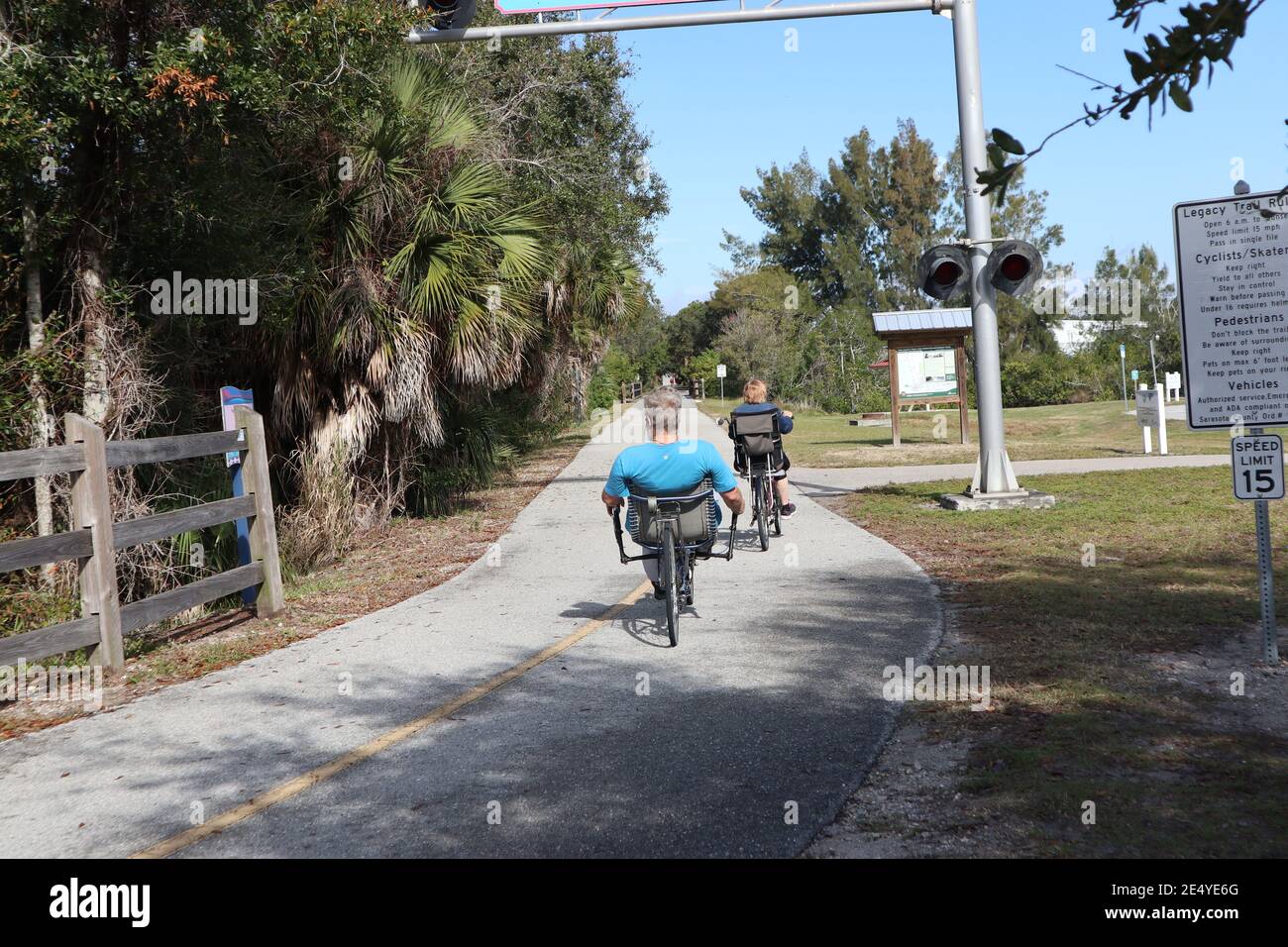 Bikers on bike trail hi-res stock photography and images - Alamy