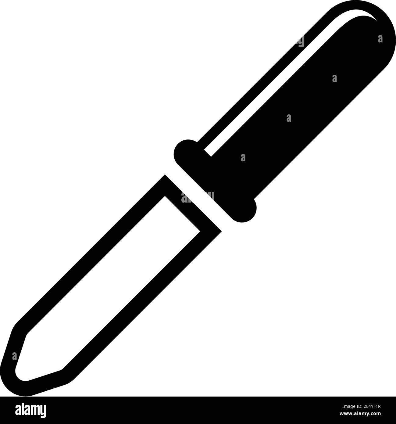 Mediacal Pipette, Lab Dropper Picker. Flat Vector Icon illustration ...