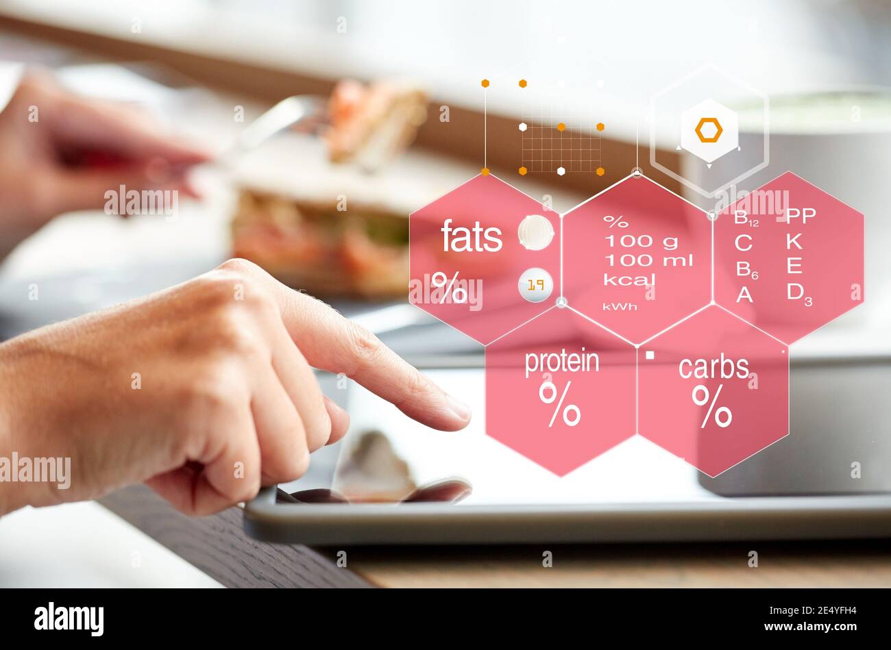 Nutrition chart restaurant hi-res stock photography and images - Alamy