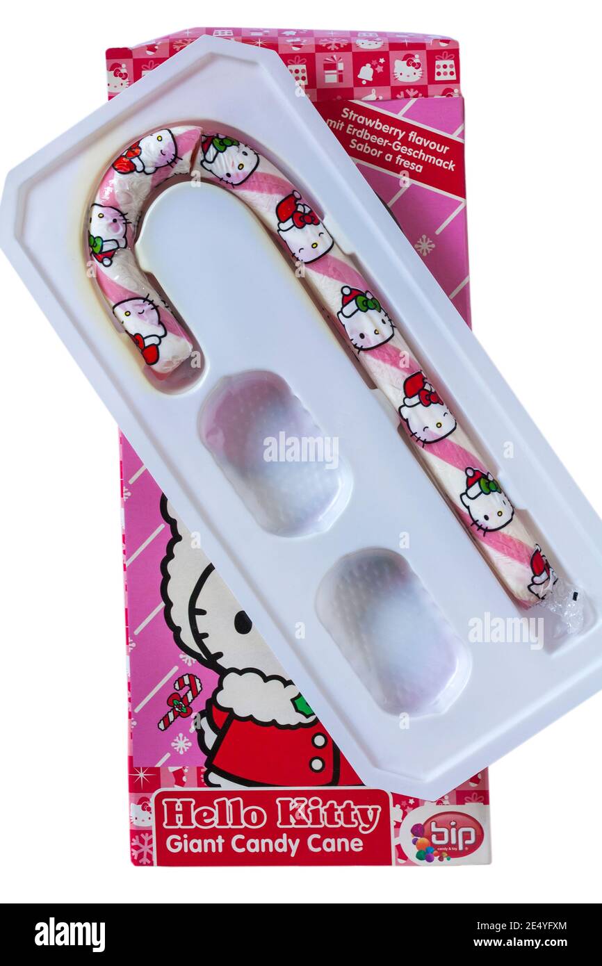 Hello Kitty Giant Candy Cane strawberry flavour removed from box set on ...
