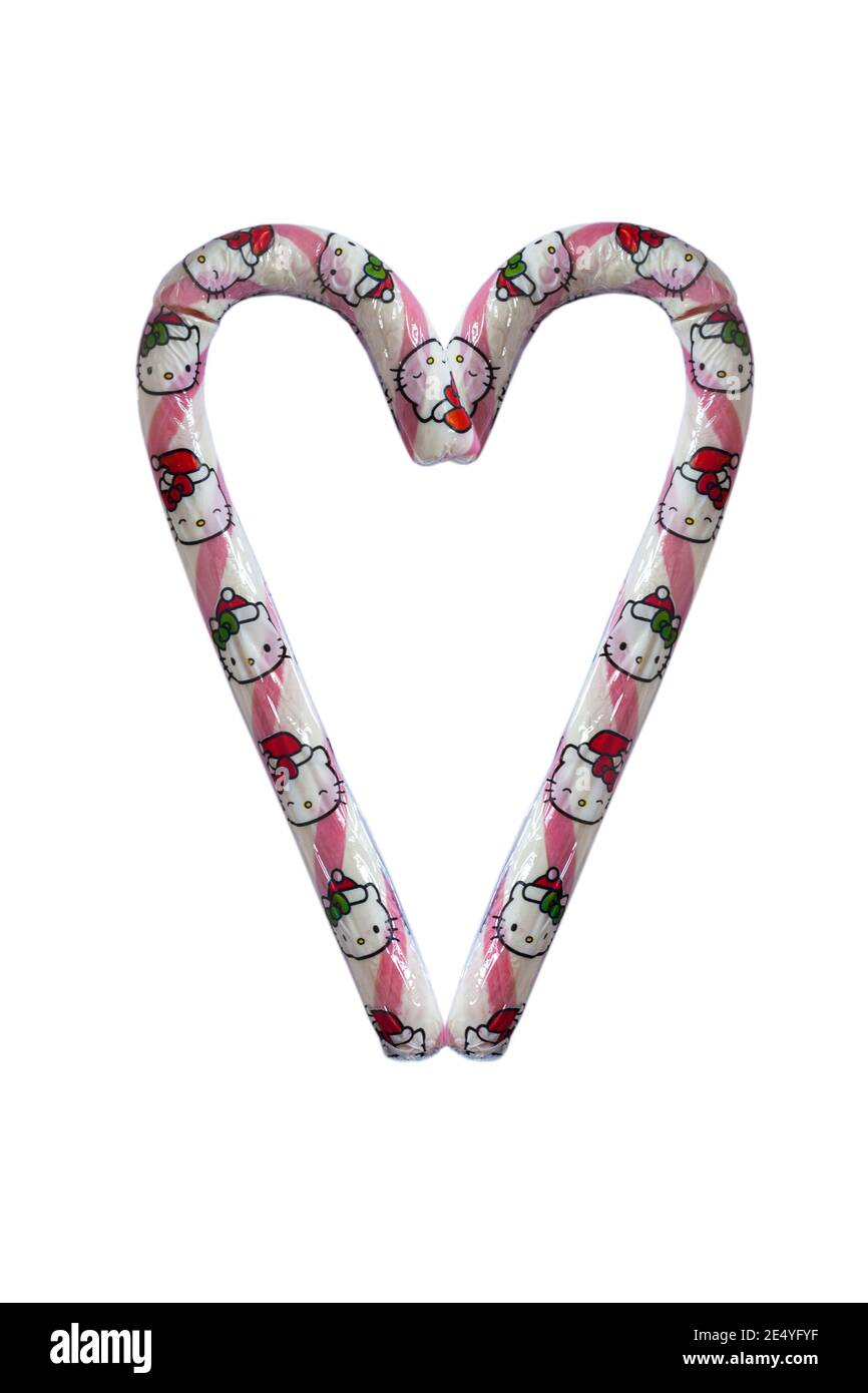 Hello kitty giant candy canes Cut Out Stock Images & Pictures - Alamy