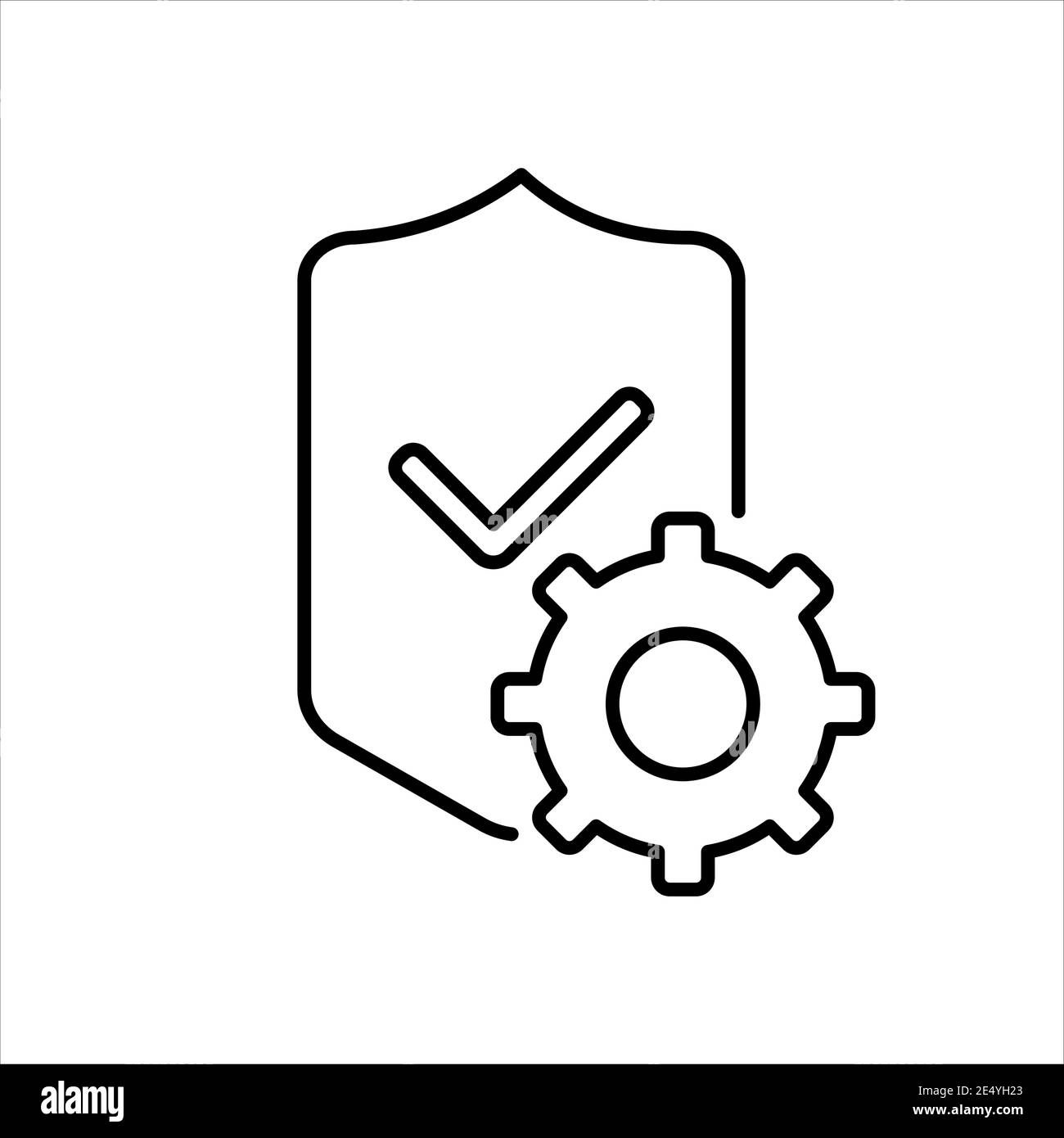 Guaranty and protection vector icon Stock Vector Image & Art - Alamy