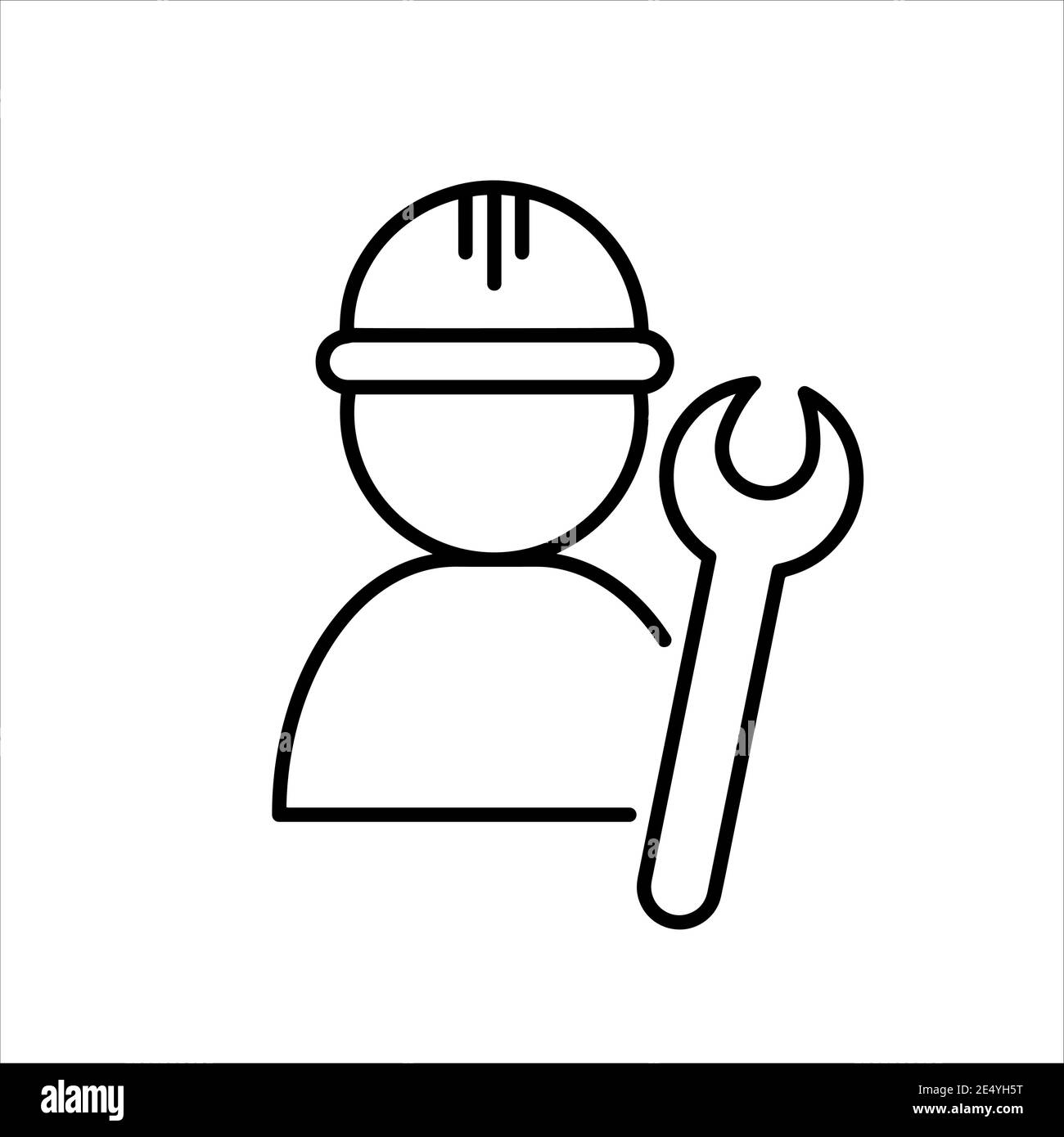 Technician icon vector illustration Stock Vector Image & Art - Alamy