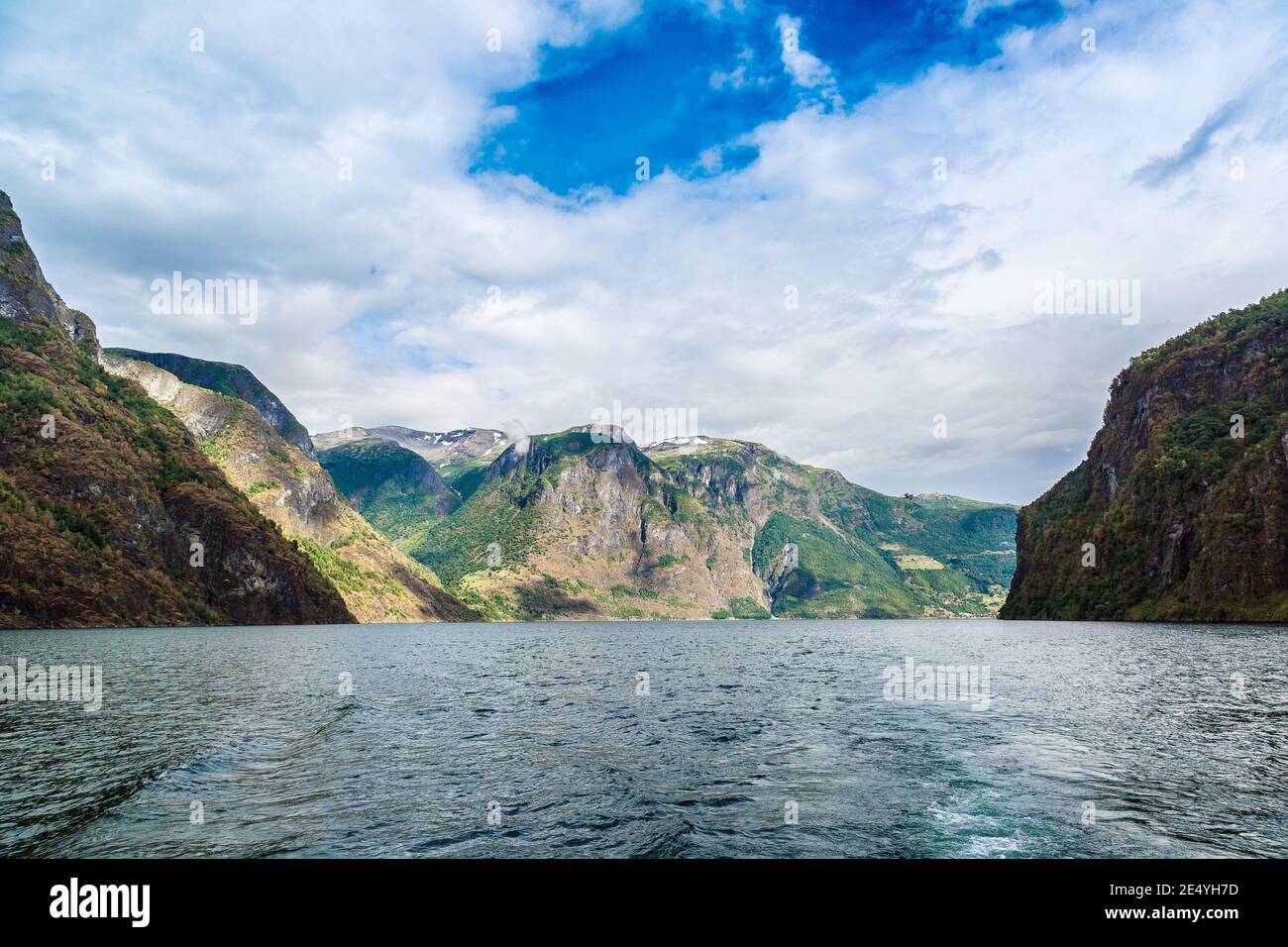 Sognefjord in Norway. Country landscape in a summer day Stock Photo - Alamy