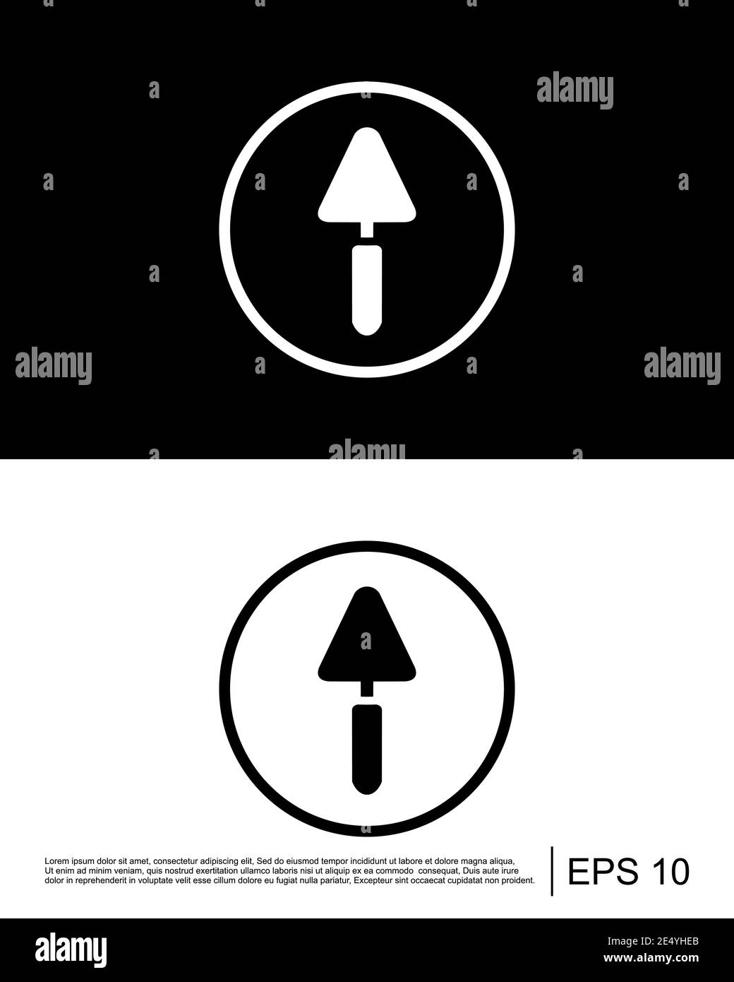 Cement work tool Stock Vector Images - Alamy