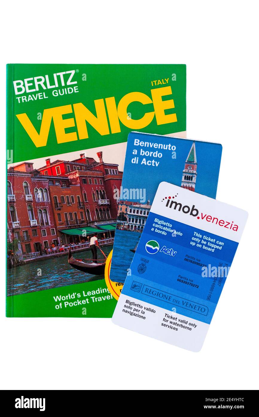 Berlitz travel guide venice hi-res stock photography and images - Alamy
