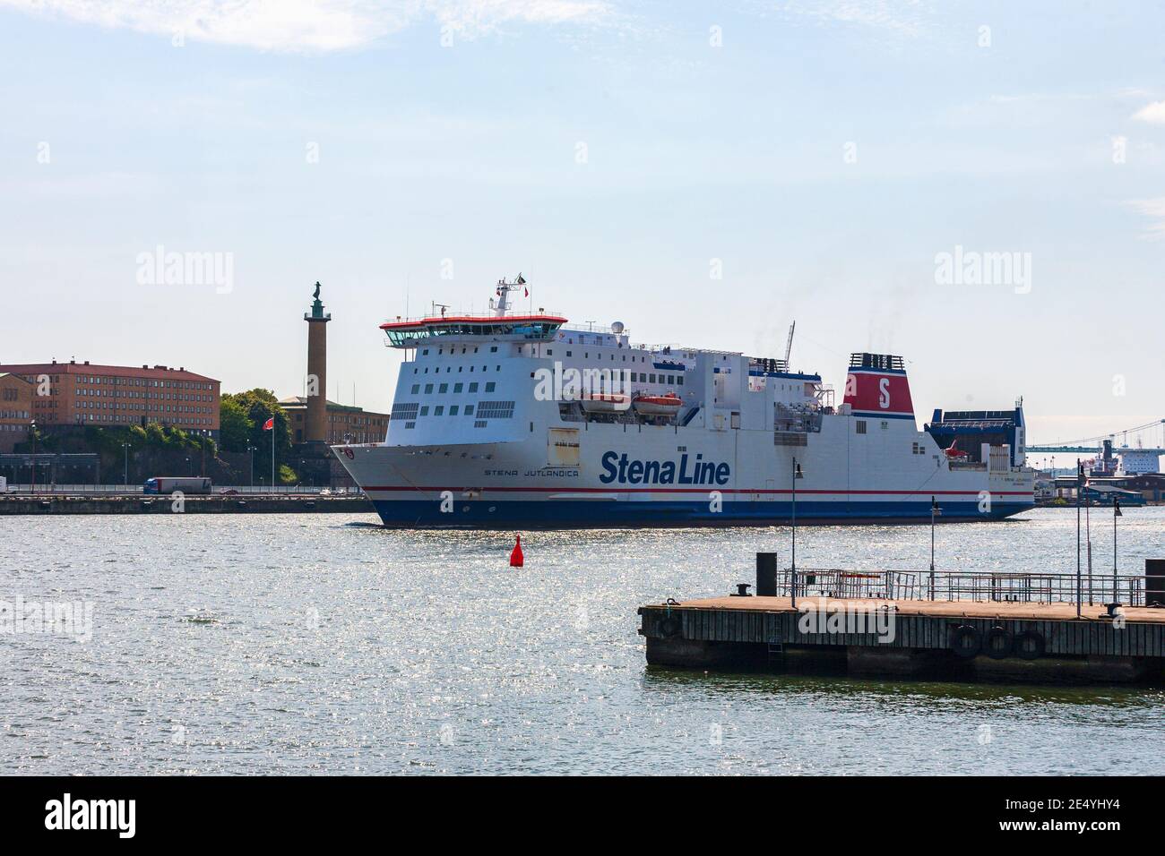 Ferry on its way into the harbor in Gothenburg, Sweden Stock Photo - Alamy