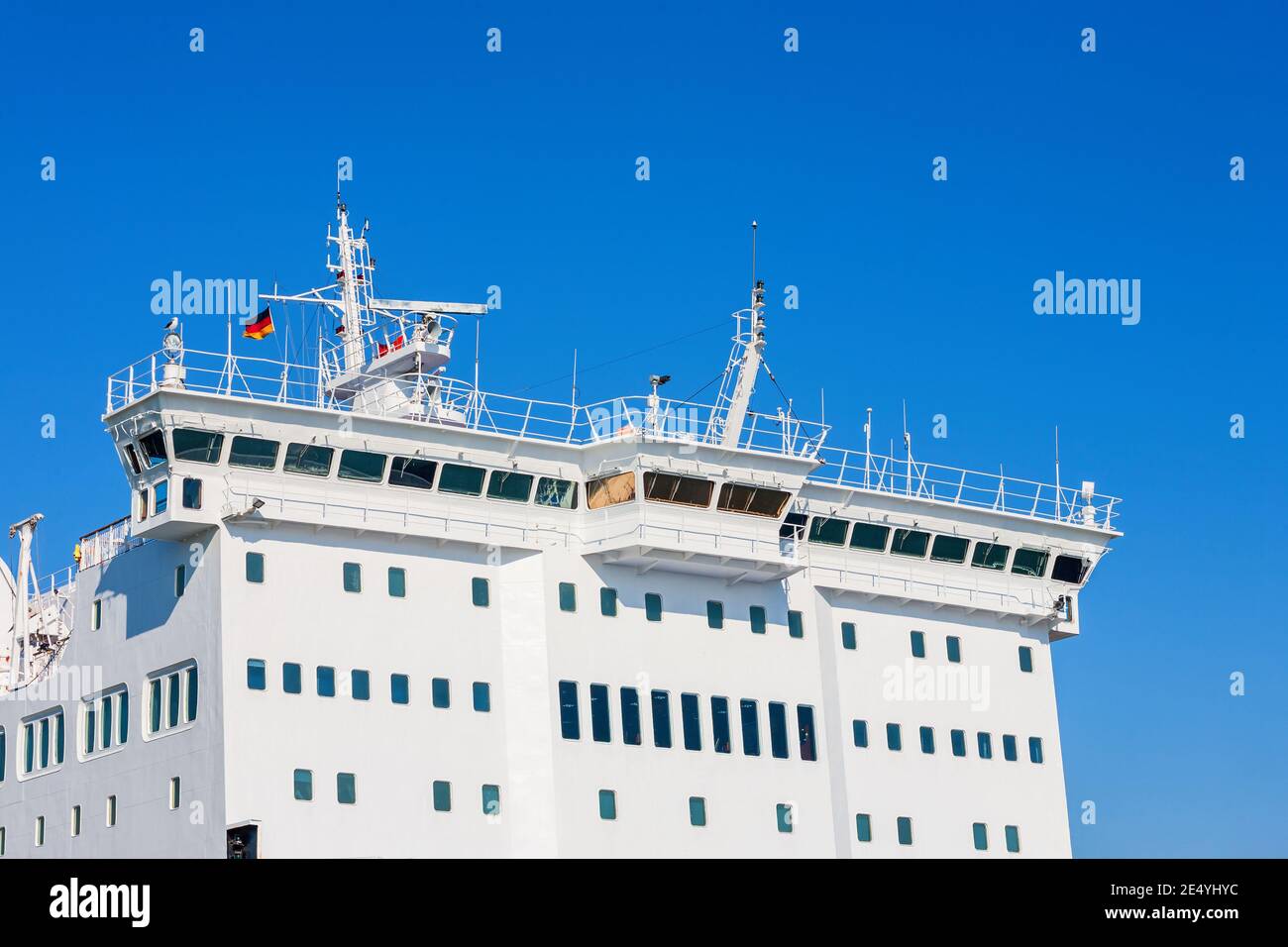 Ships bridge on a passenger ferry Stock Photo - Alamy