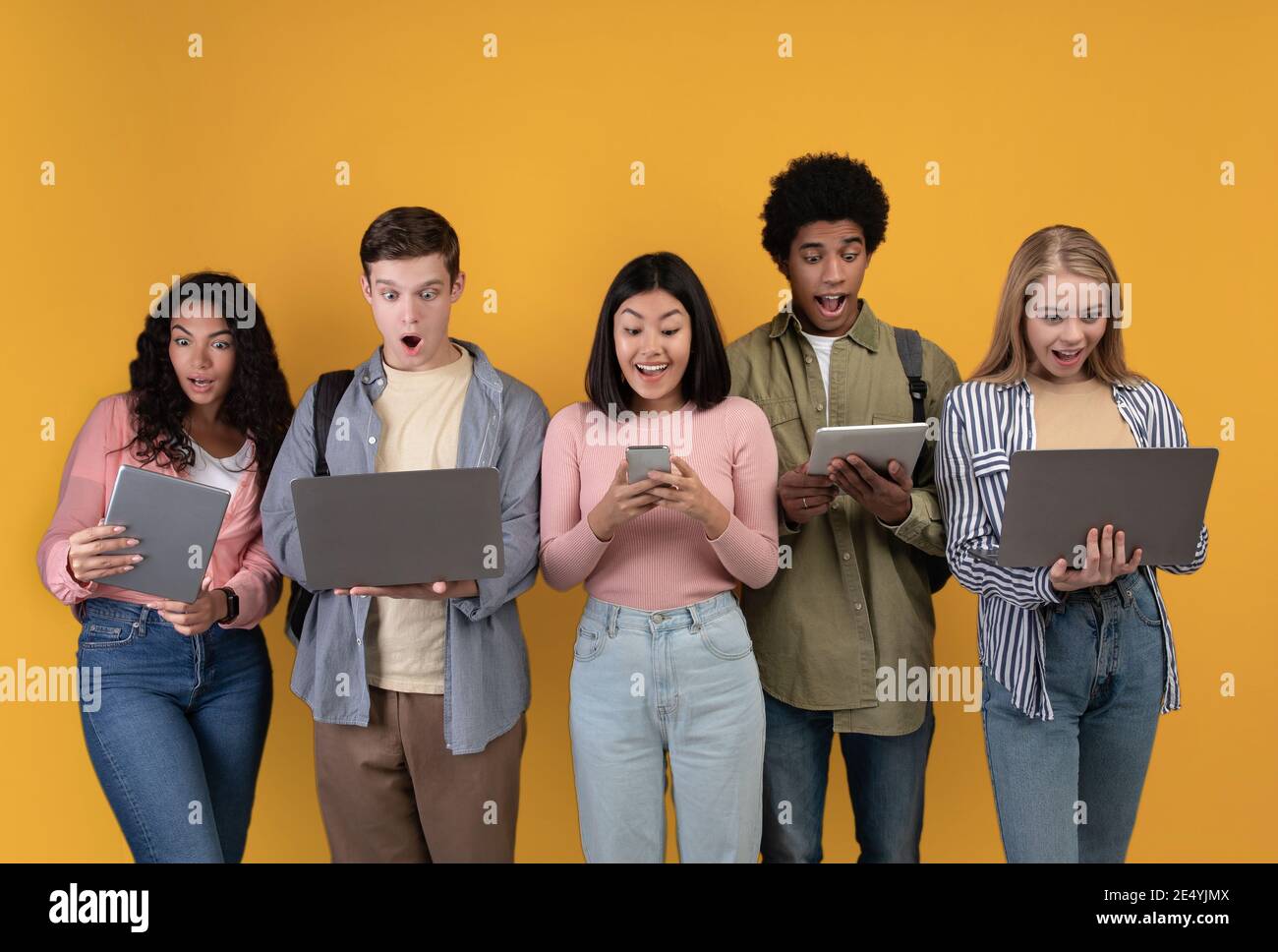 Facial emotions, amazing information, reaction to test results and ...