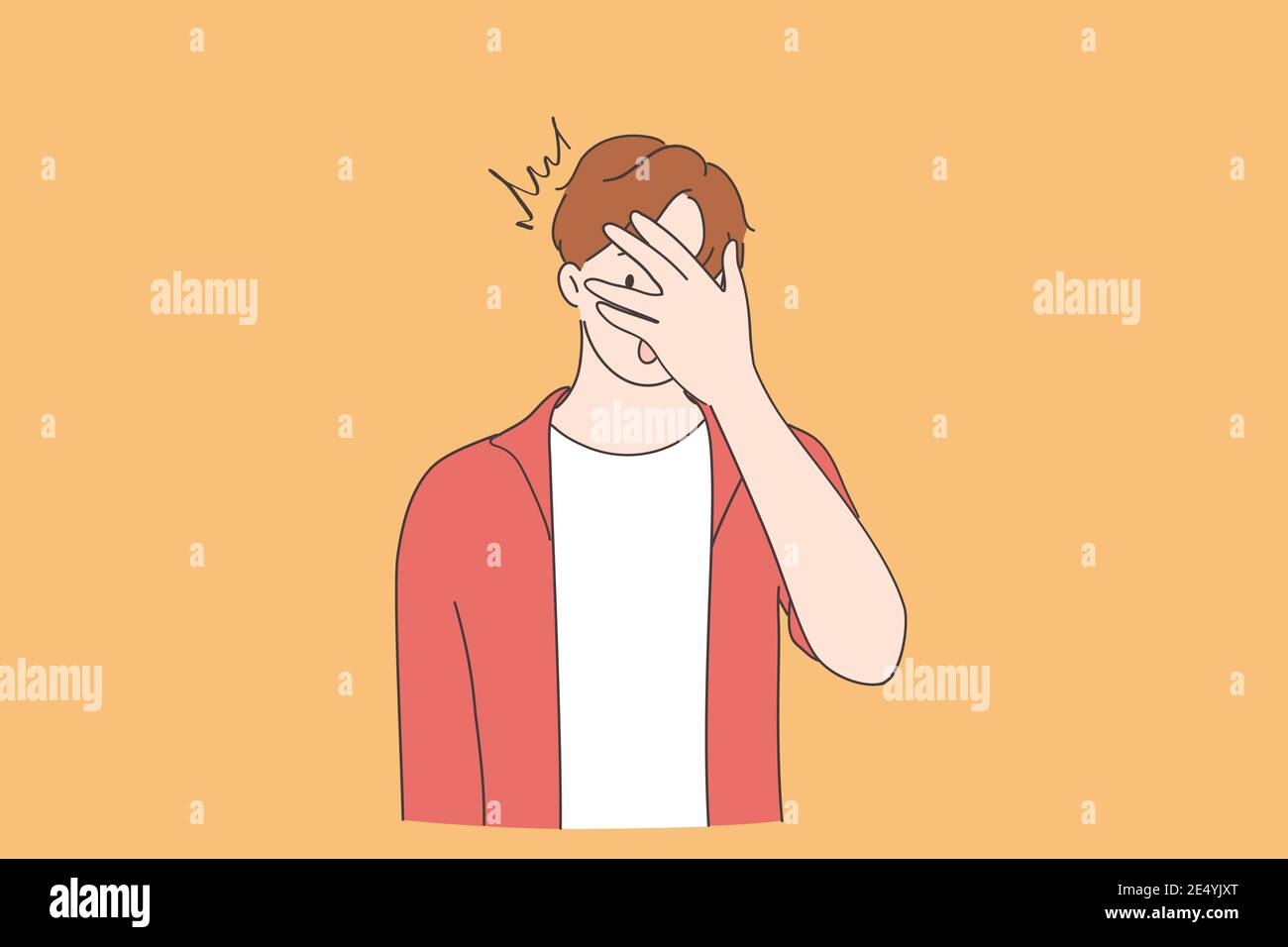 Sticker slapping Stock Vector Images - Alamy