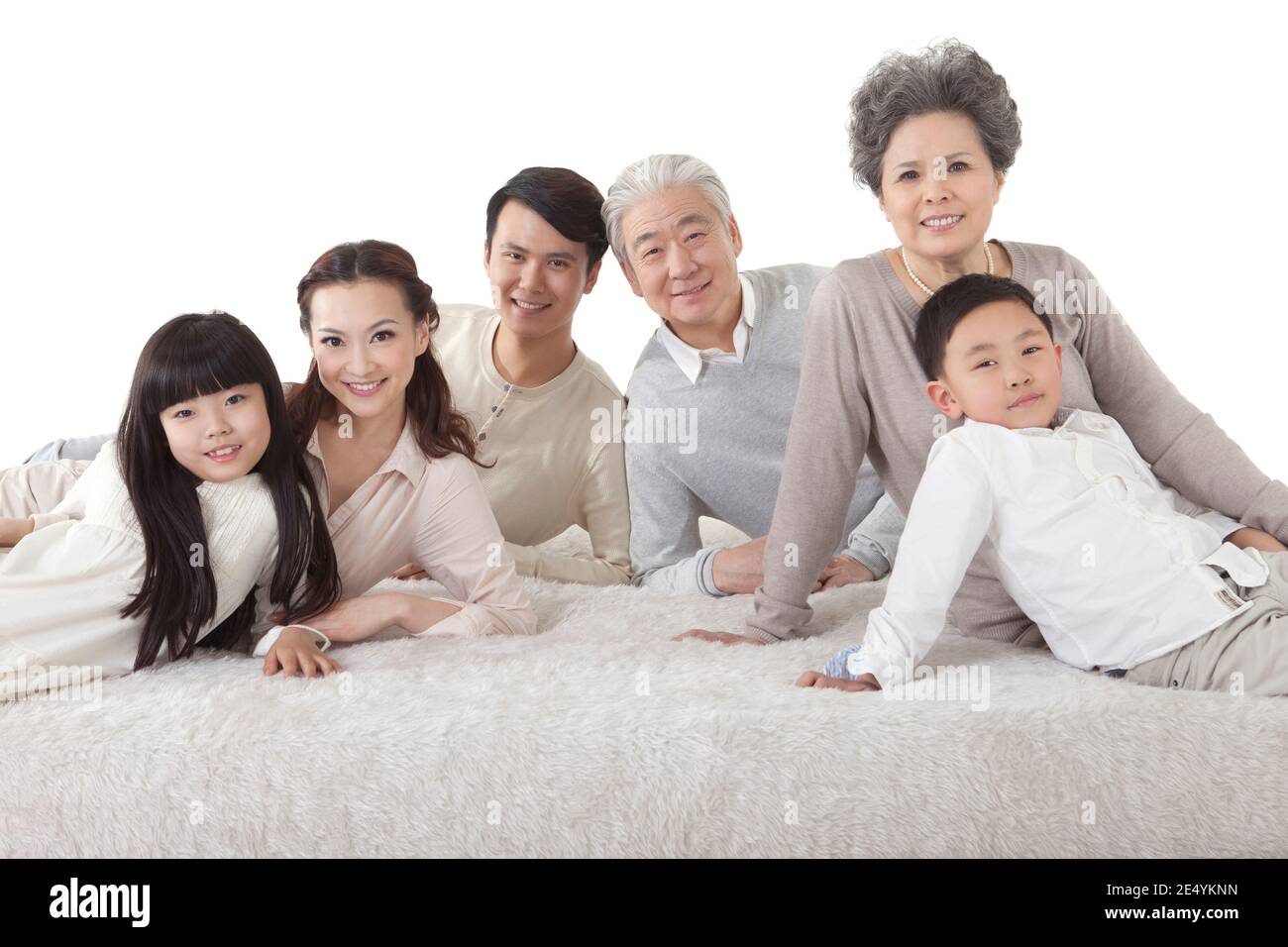 Portrait of Happy family high quality photo Stock Photo - Alamy