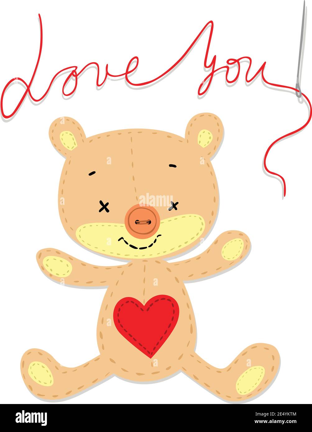 I Love You Teddy Bear Clipart