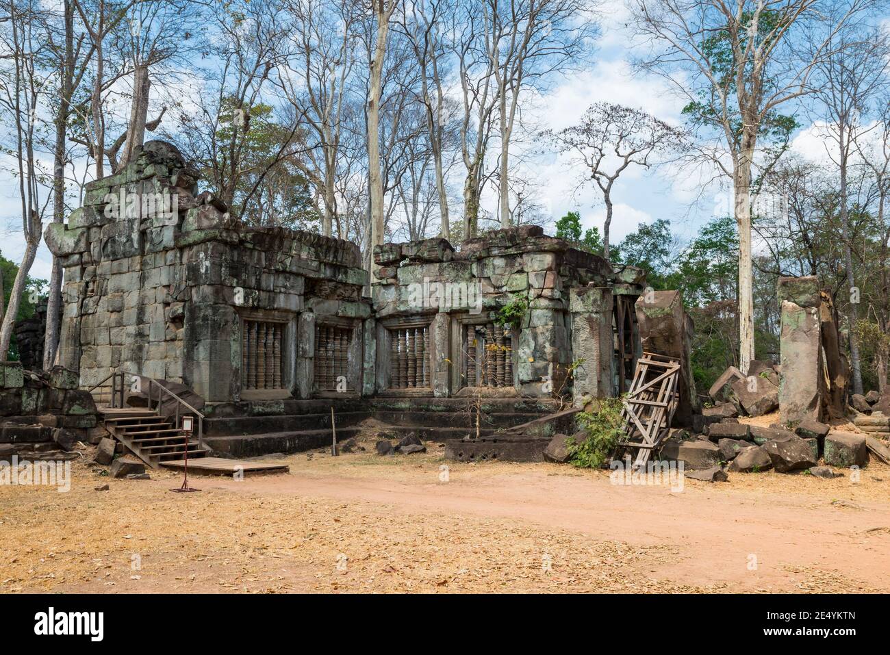 Prasat Thom of Koh Ker temple site, Preah Vihear Region, Cambodia, Asia ...