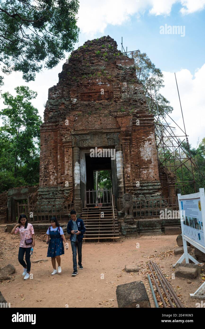 Prasat Thom of Koh Ker temple site, Preah Vihear Region, Cambodia, Asia ...