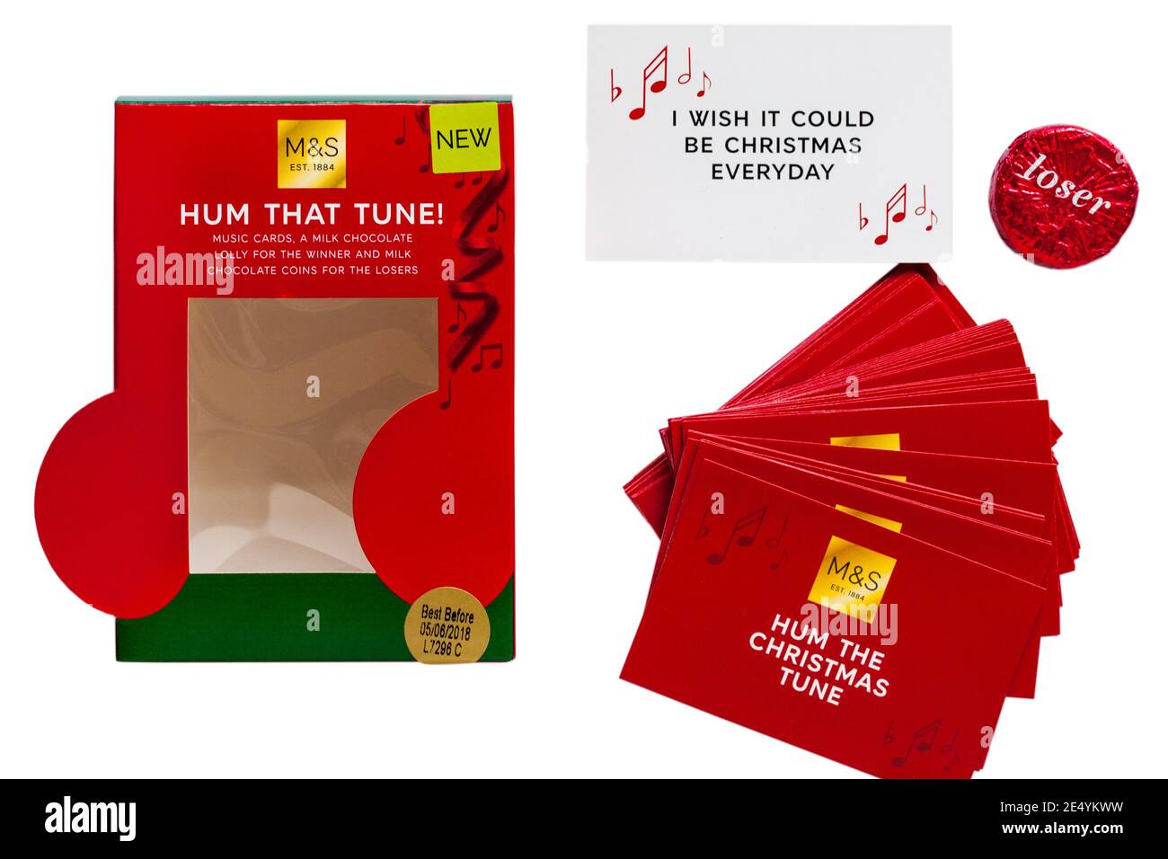 M&S Hum that Tune game with Hum the Christmas Tune cards removed from ...