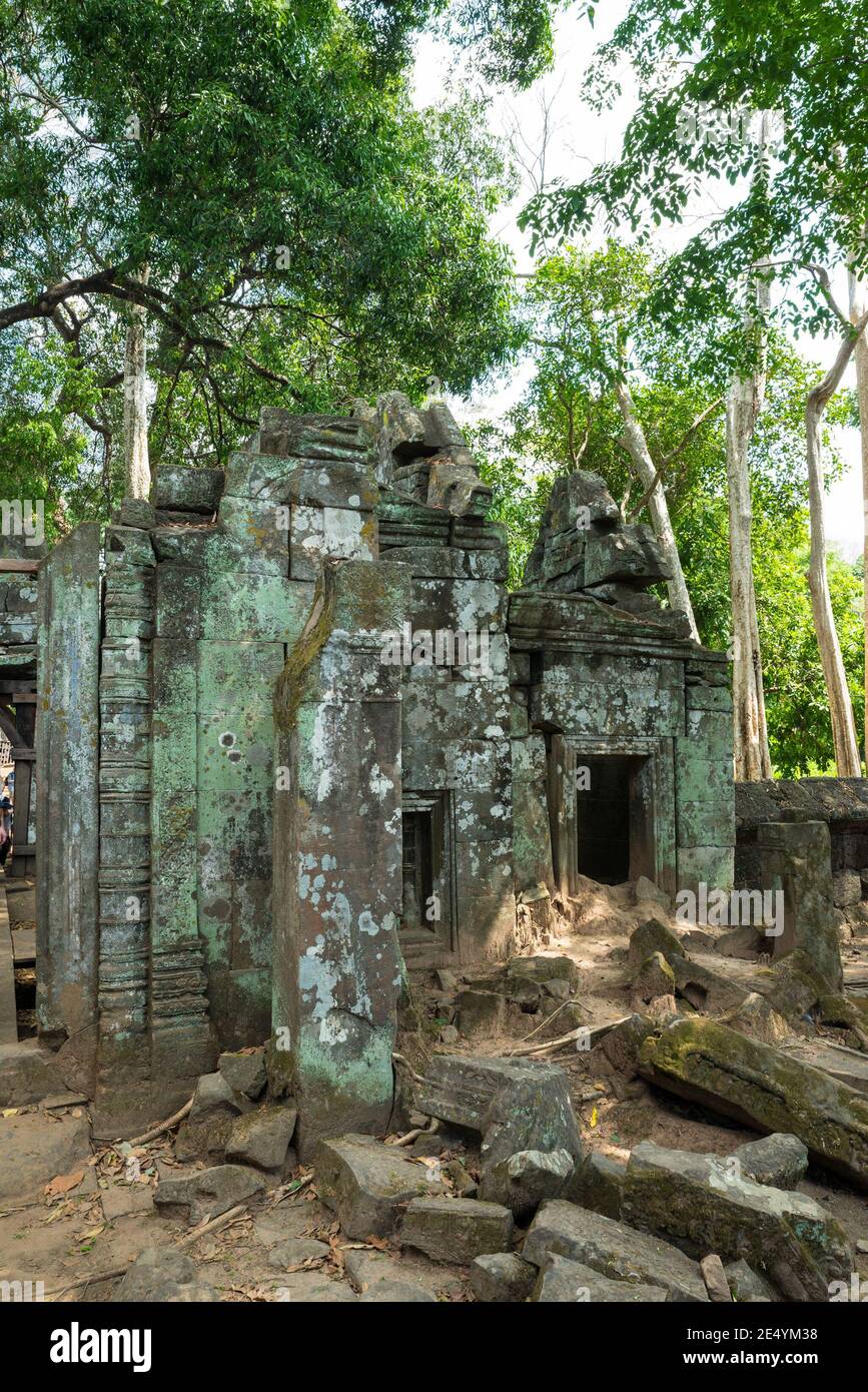 Prasat Thom of Koh Ker temple site, Preah Vihear Region, Cambodia, Asia ...