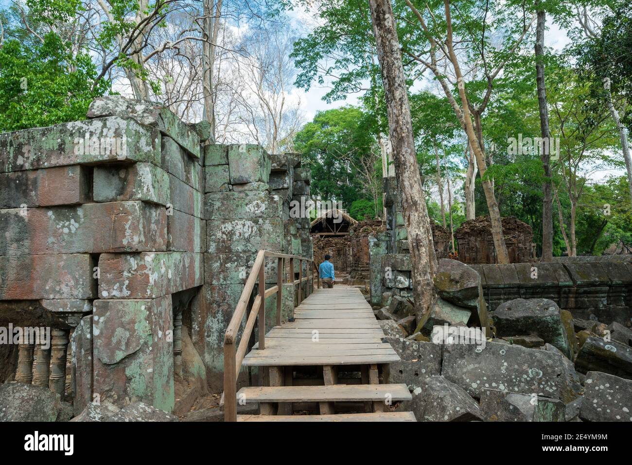 Prasat Thom of Koh Ker temple site, Preah Vihear Region, Cambodia, Asia ...