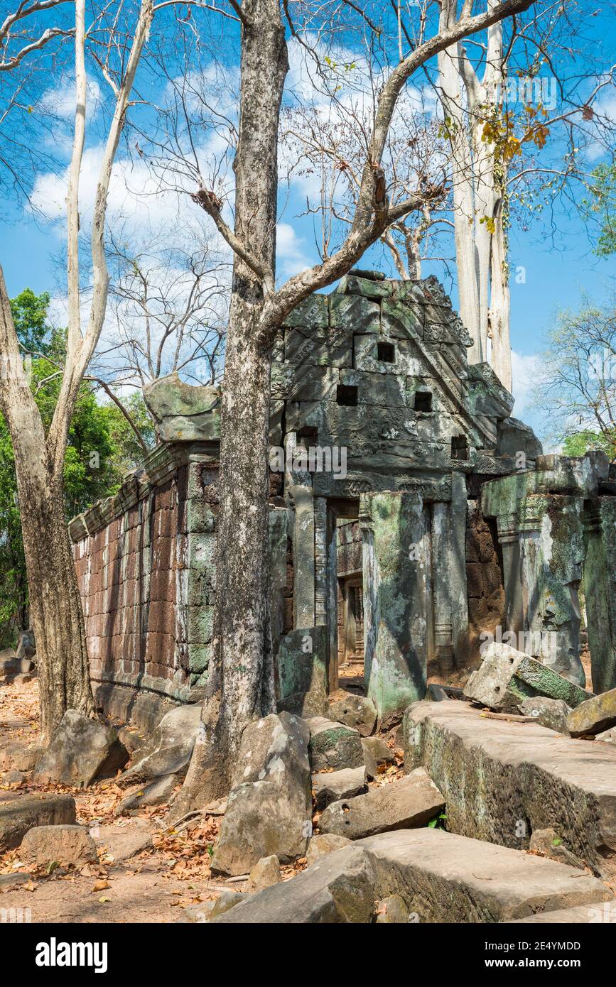 Prasat Thom of Koh Ker temple site, Preah Vihear Region, Cambodia, Asia ...