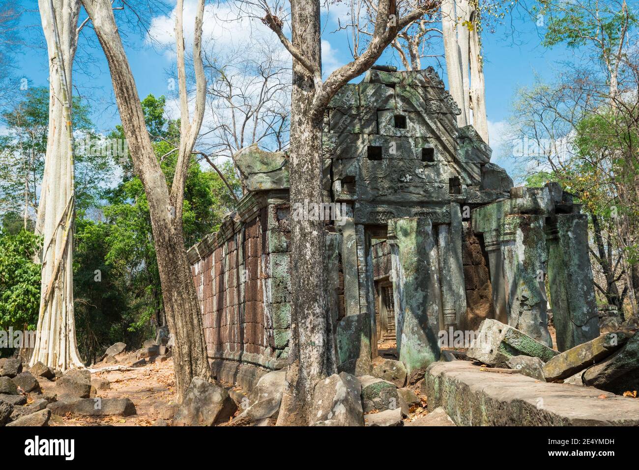 Prasat Thom of Koh Ker temple site, Preah Vihear Region, Cambodia, Asia ...