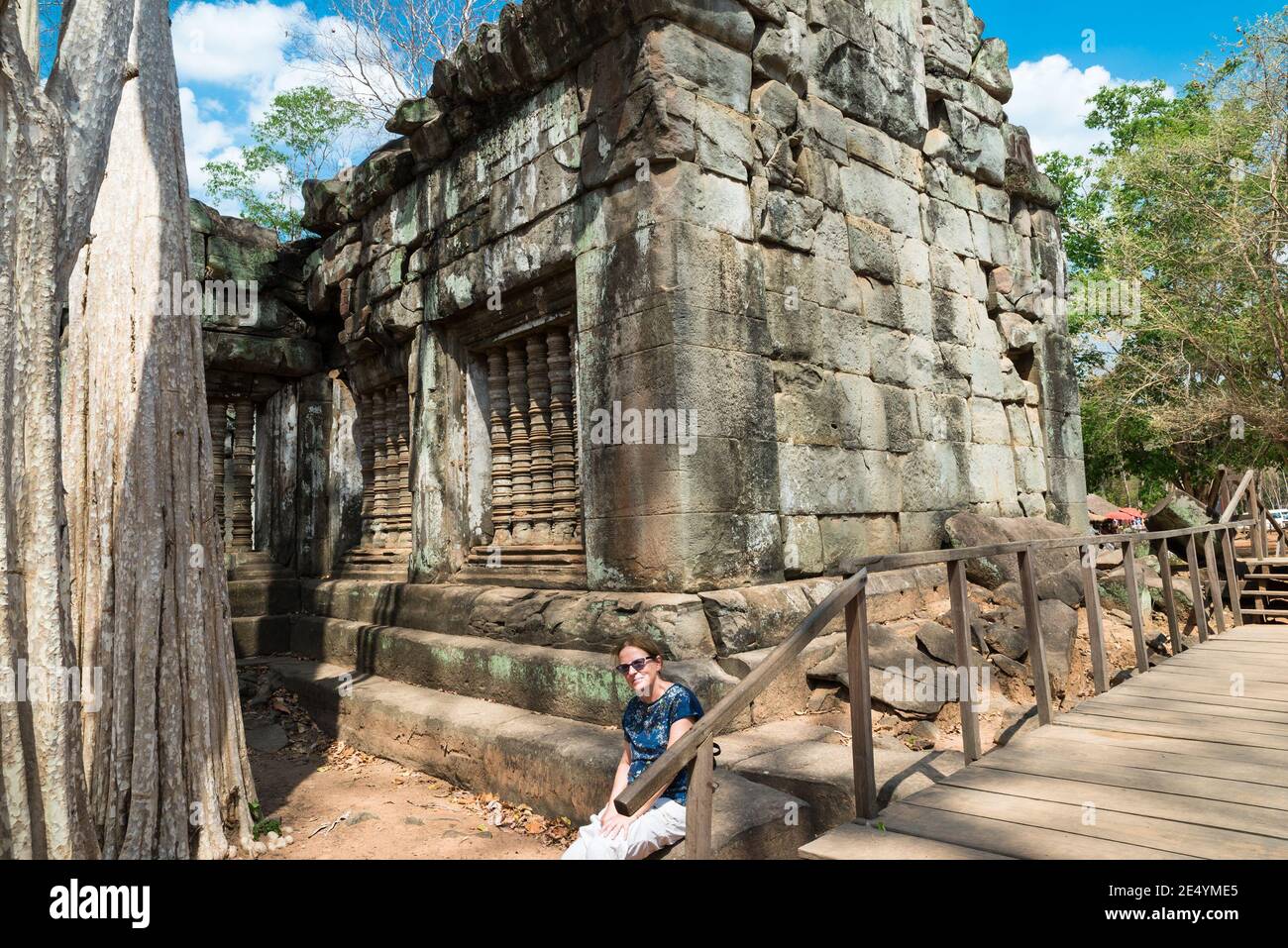 Prasat Thom of Koh Ker temple site, Preah Vihear Region, Cambodia, Asia ...