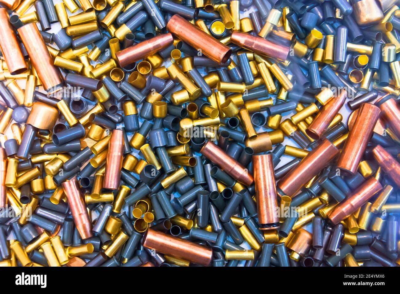 Ammo bullets, military war background. Army supplies texture Stock ...