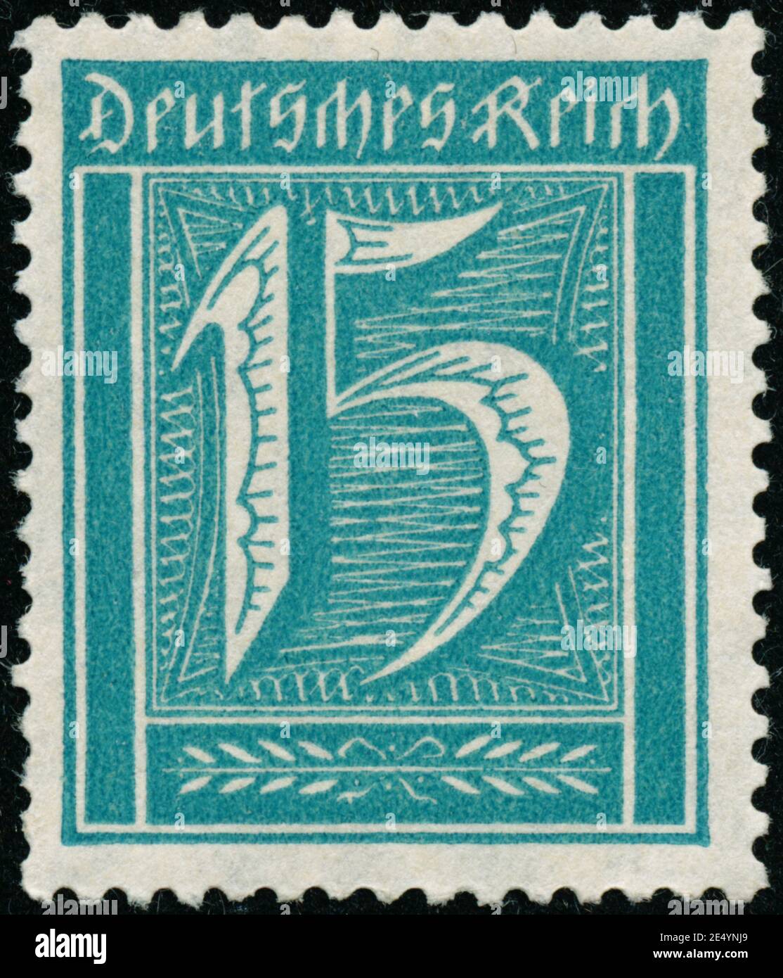POLTAVA, UKRAINE - January 25, 2021. Vintage stamp printed in Germany ...