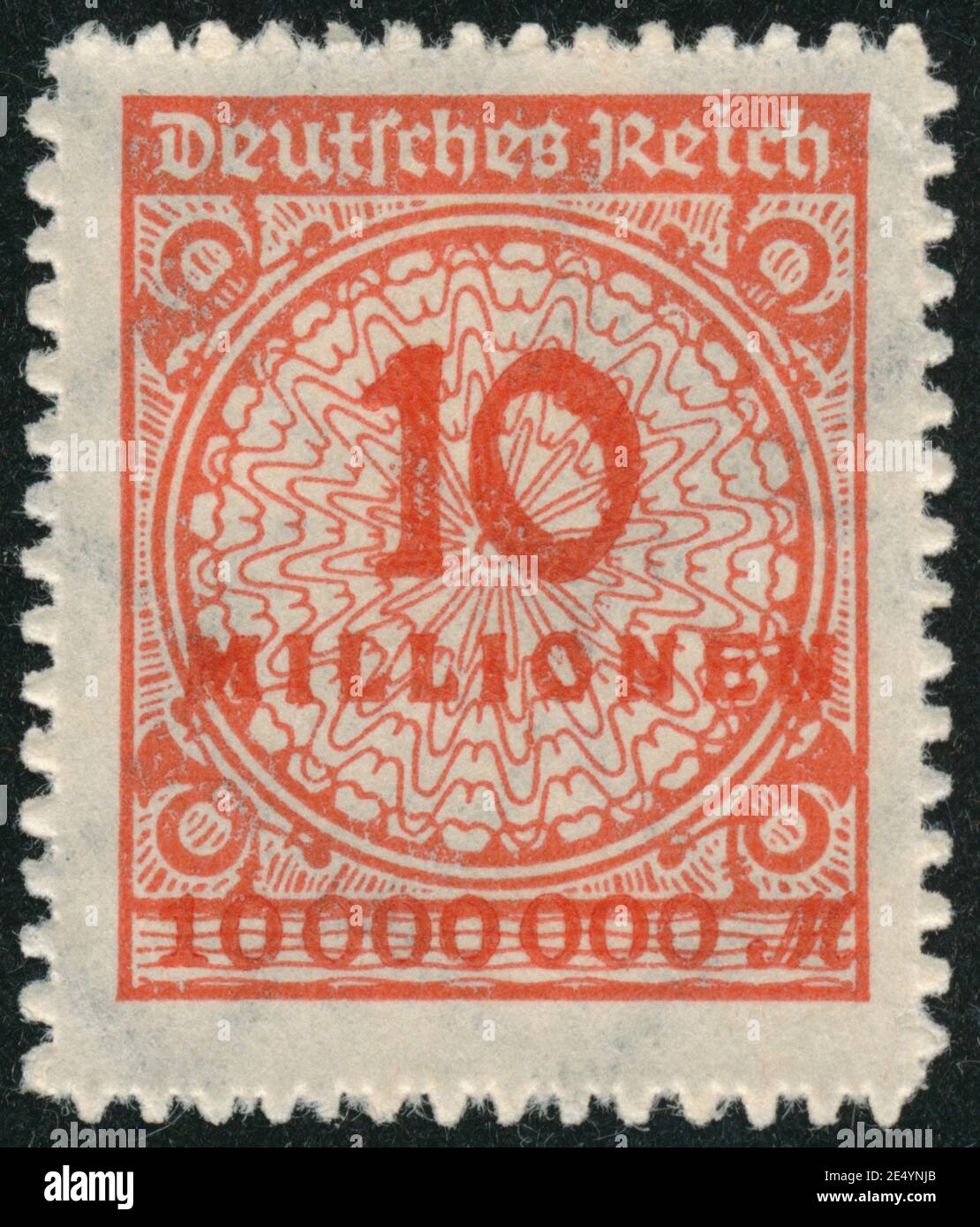 POLTAVA, UKRAINE - January 25, 2021. Vintage stamp printed in Germany ...
