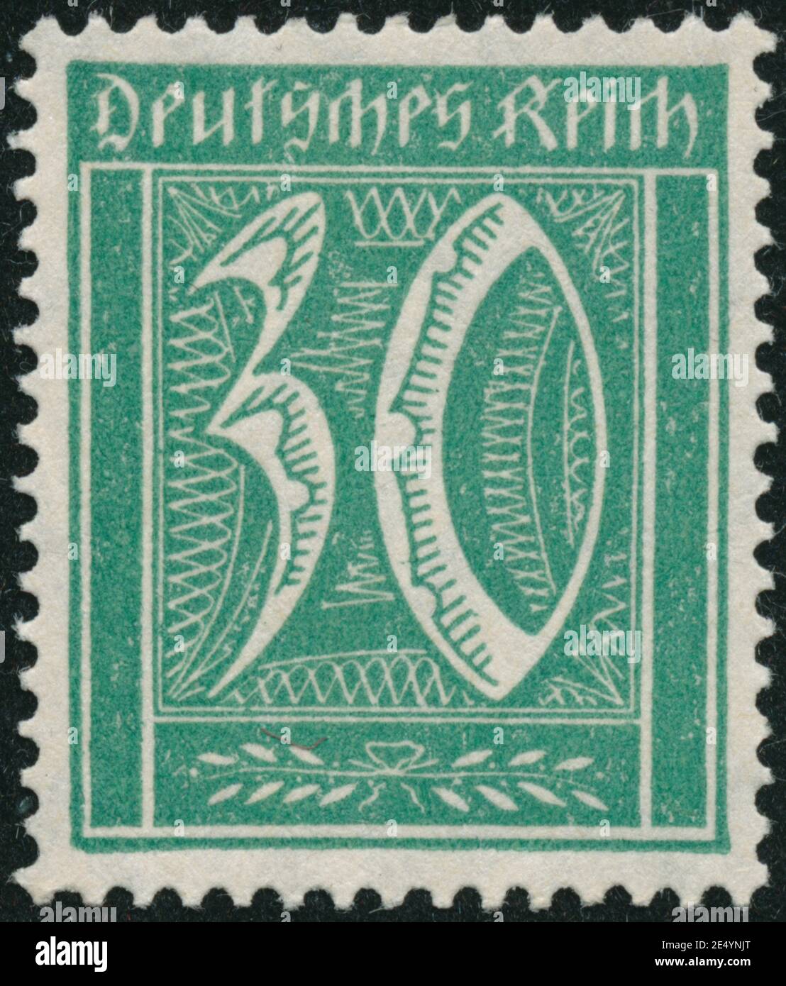 POLTAVA, UKRAINE - January 25, 2021. Vintage stamp printed in Germany ...
