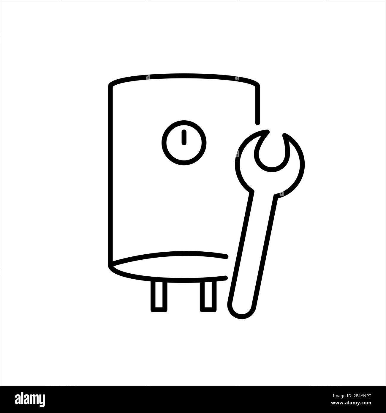 Heating installation central boiler Cut Out Stock Images & Pictures - Alamy