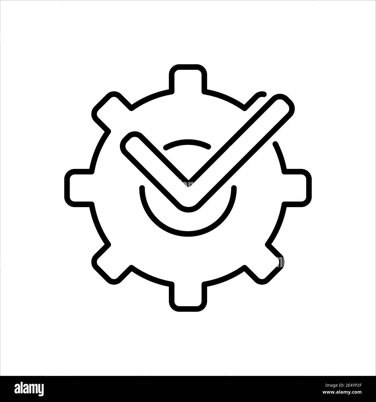 Service and installation icon isolated on white background Stock Vector ...