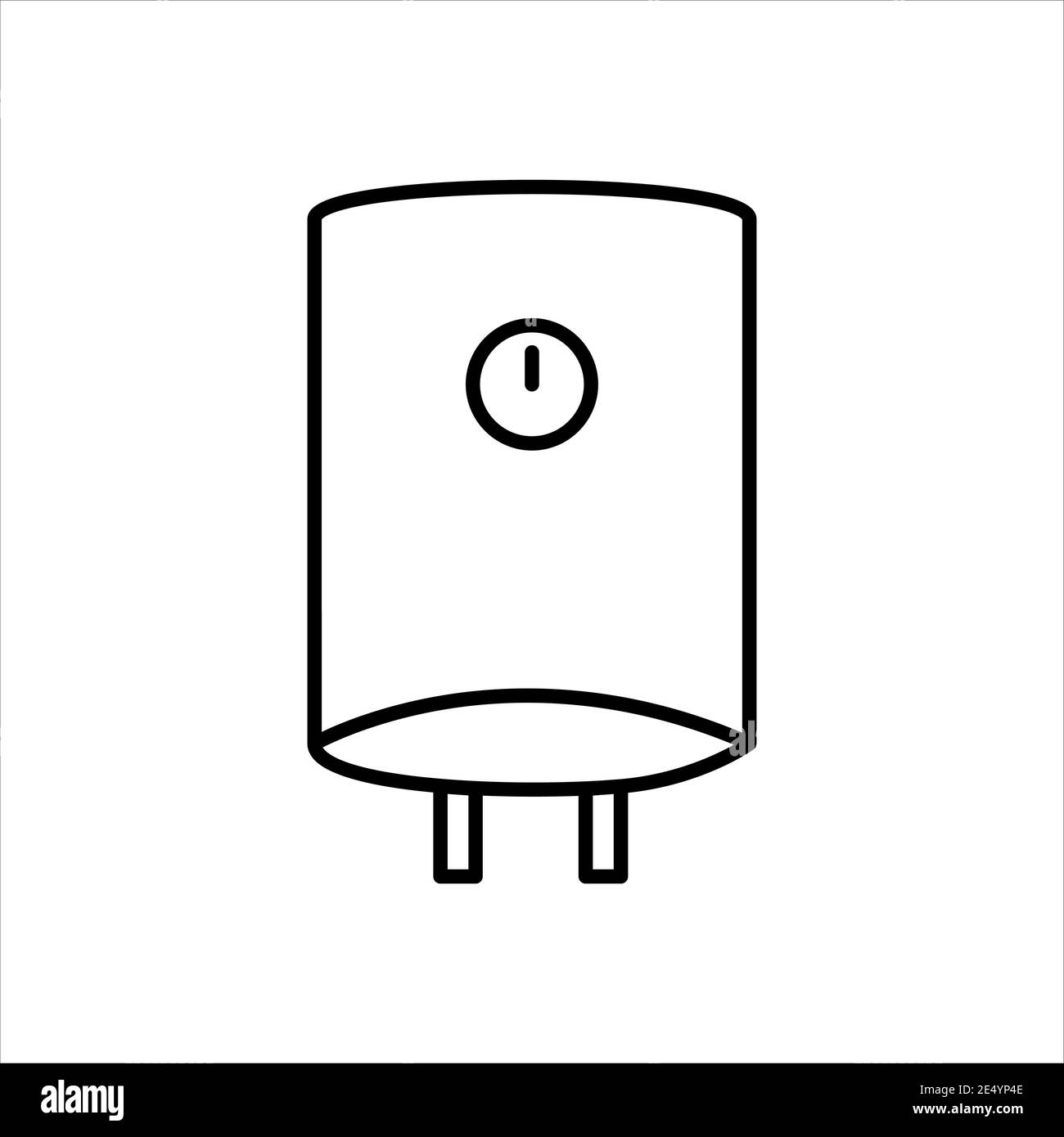 Water heater outline icon vector illustration Stock Vector Image & Art ...