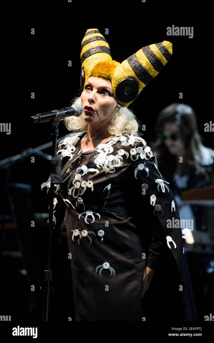 Debbie Harry of Blondie performs live on stage at the O2 Academy ...
