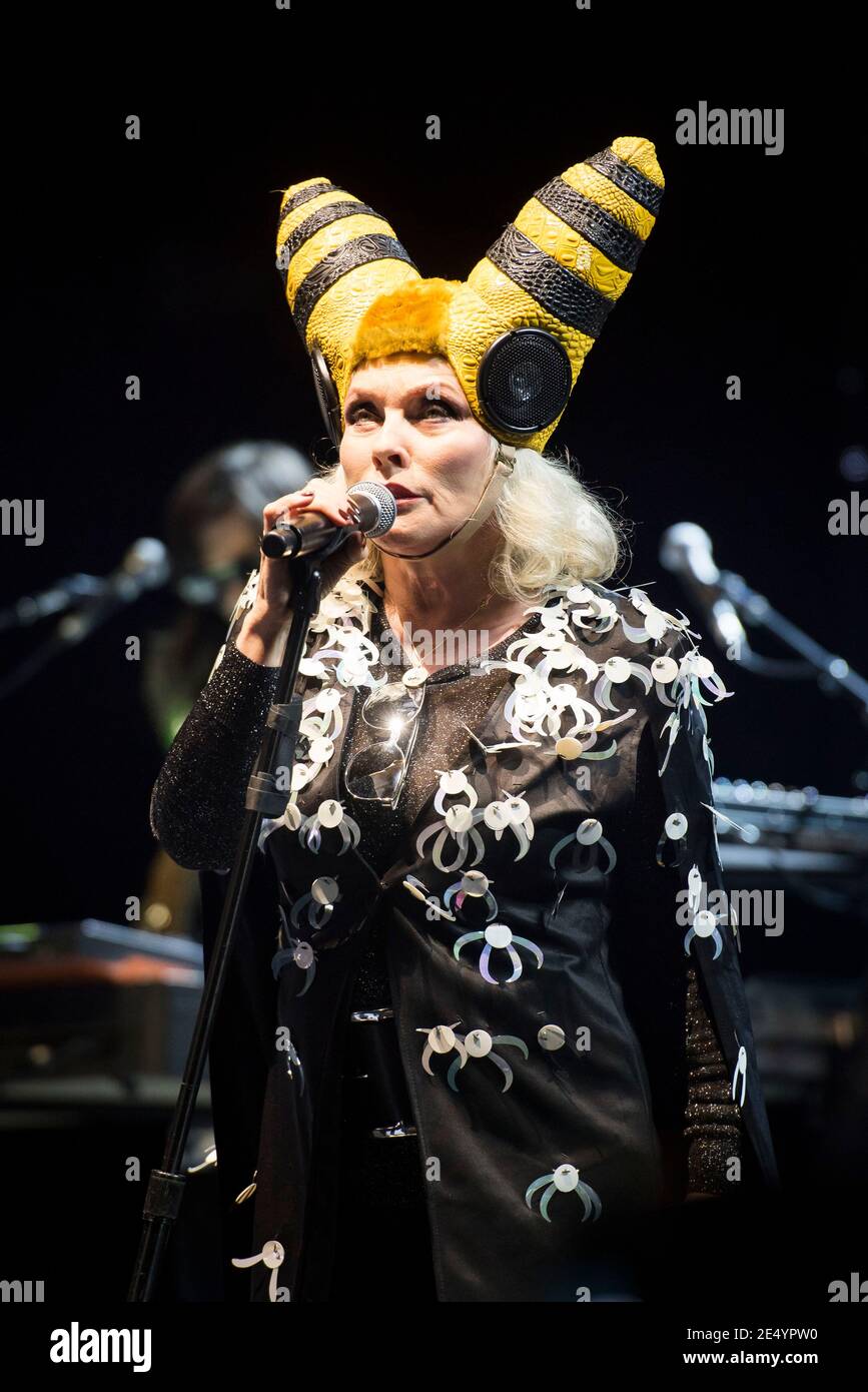 Debbie Harry of Blondie performs live on stage at the O2 Academy ...