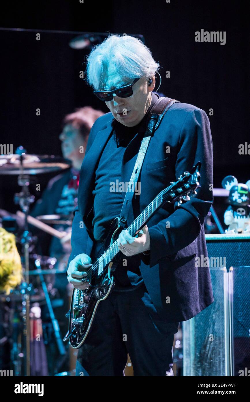 Chris Stein of Blondie performs live on stage at the O2 Academy Brixton ...