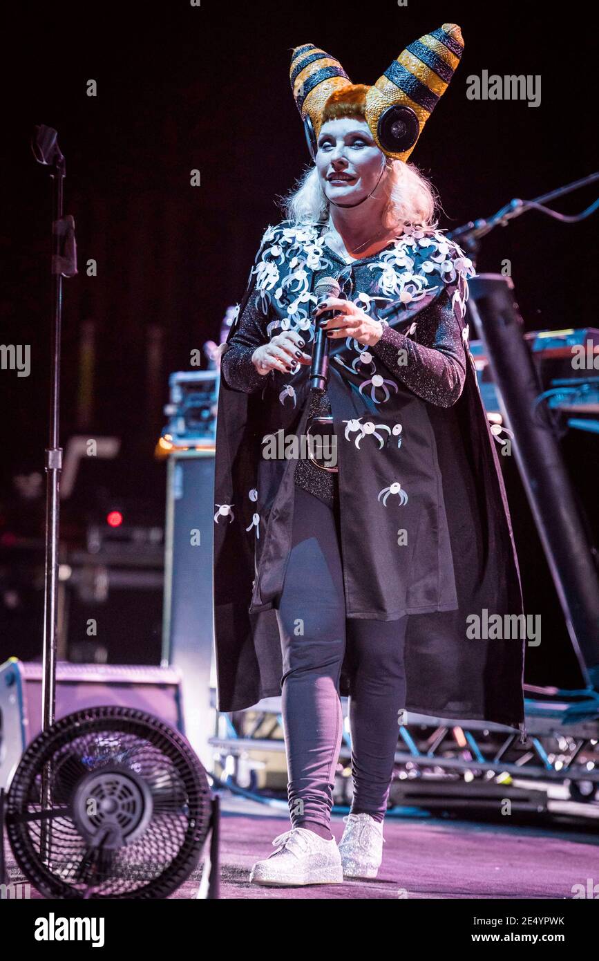 Debbie Harry of Blondie performs live on stage at the O2 Academy ...
