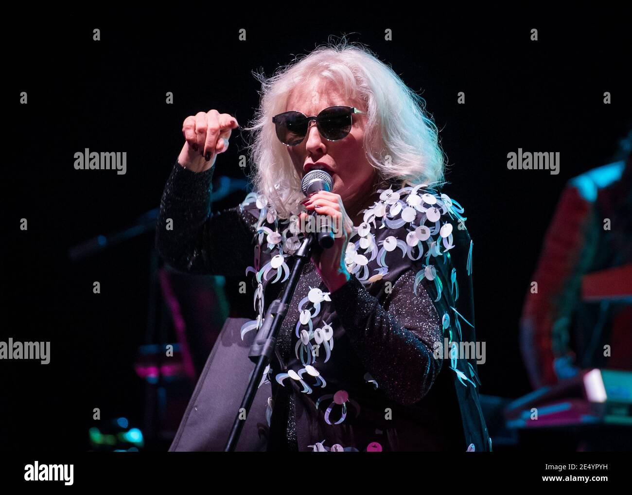 Debbie Harry of Blondie performs live on stage at the O2 Academy ...