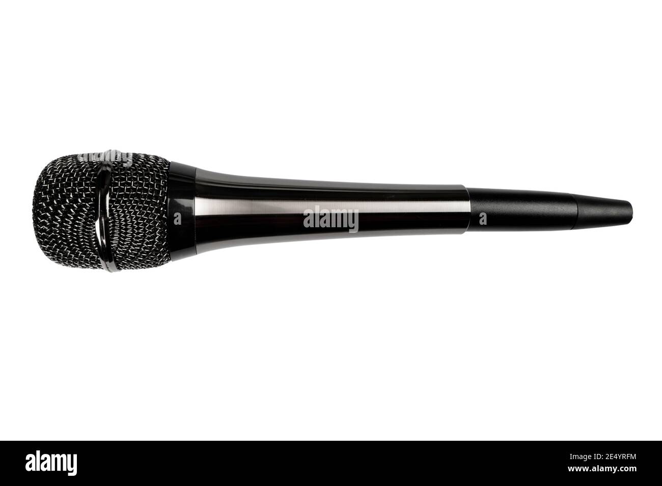 Modern microphone isolated on a white background. Wireless microphone ...