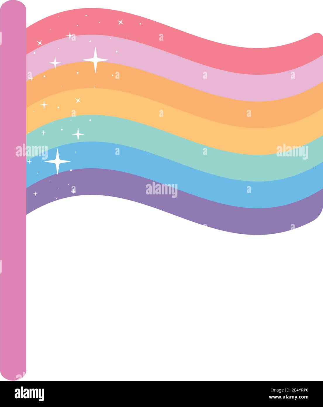 lgbtq pride flag in a white background Stock Vector Image & Art - Alamy